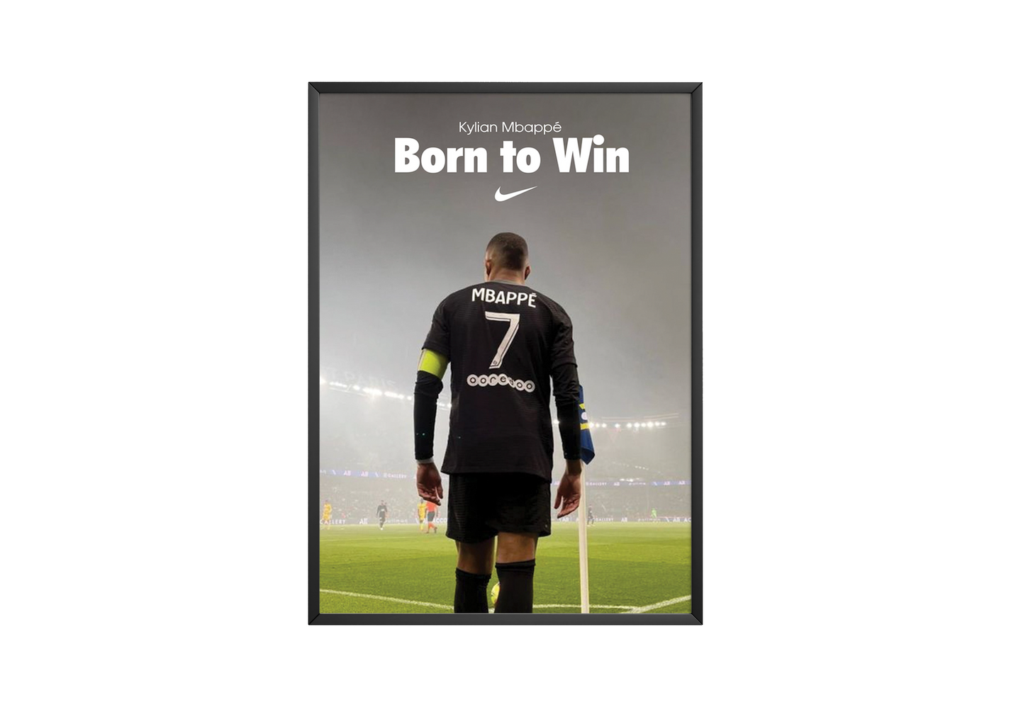 Kylian Mbappe 'Born To Win' Poster – Top Bins Posters