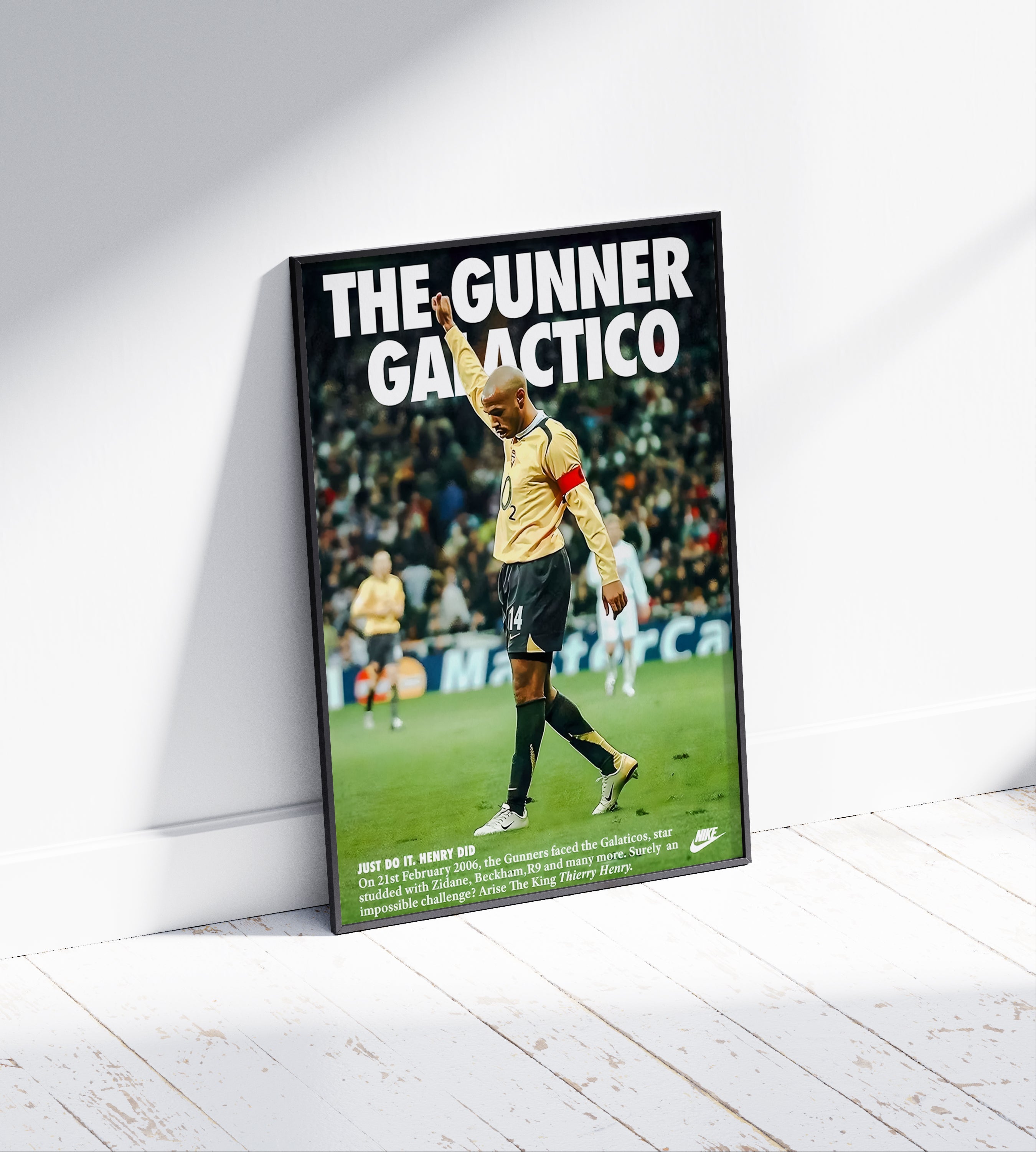 Thierry Henry 'The Gunner Galactico' Poster – Top Bins Posters